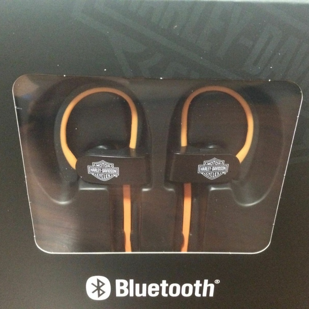 Harley Davidson Bluetooth Wireless Earbuds W/ Mic - Gem